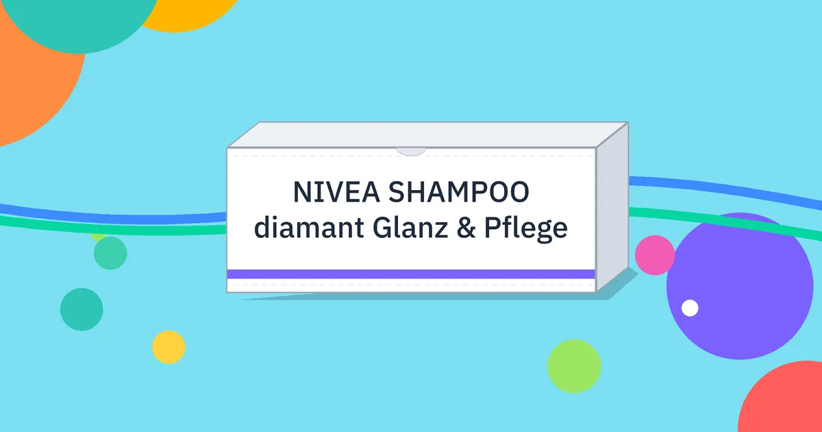 Symbolbild: Packung mit der Aufschrift NIVEA SHAMPOO diamant Glanz & Pflege (PZN 11326532) – Verfügbarkeit und Bezug in Apotheken in Frankfurt am Main
