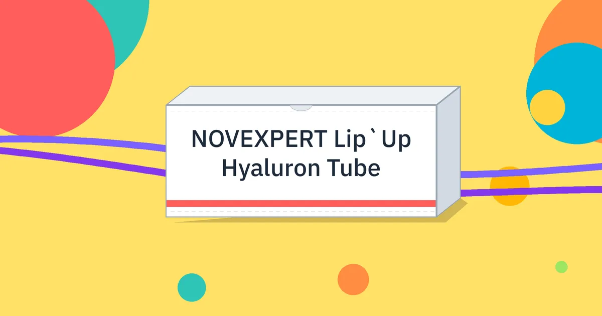 Symbolbild: Packung mit der Aufschrift NOVEXPERT Lip`Up Hyaluron Tube (PZN 19147415) – Verfügbarkeit und Bezug in Apotheken in Frankfurt am Main