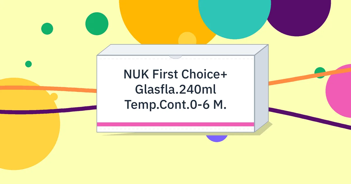 Symbolbild: Packung mit der Aufschrift NUK First Choice+ Glasfla.240ml Temp.Cont.0-6 M. (PZN 16793557) – Verfügbarkeit und Bezug in Apotheken in Frankfurt am Main