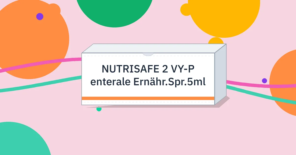 Symbolbild: Packung mit der Aufschrift NUTRISAFE 2 VY-P enterale Ernähr.Spr.5ml (PZN 16957013) – Verfügbarkeit und Bezug in Apotheken in Frankfurt am Main