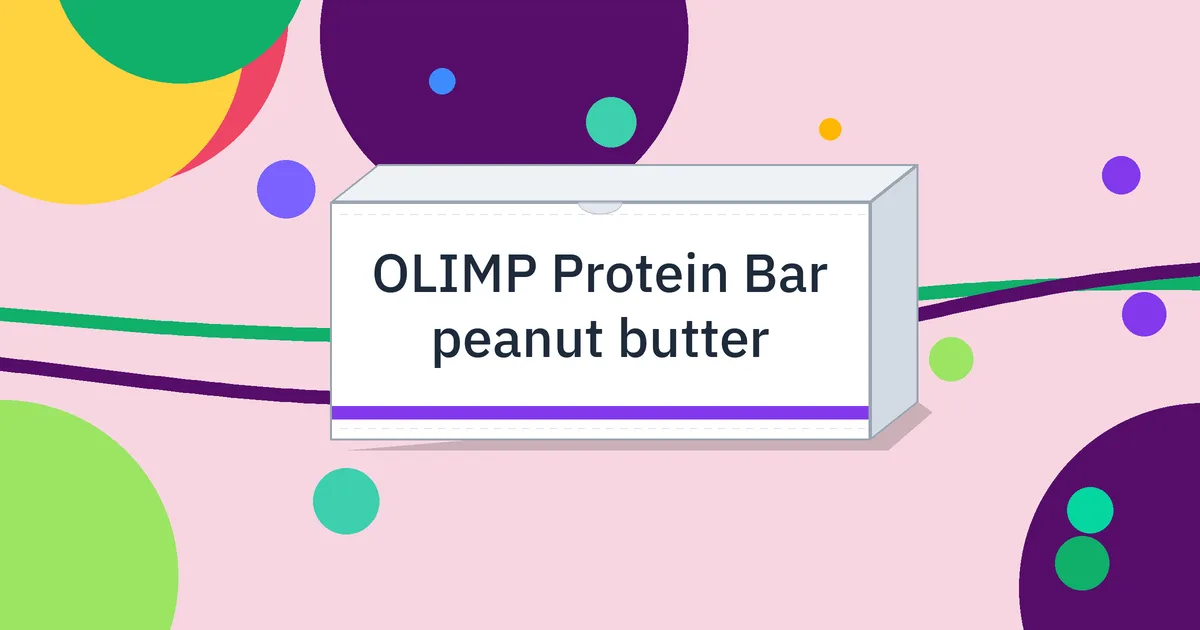 Symbolbild: Packung mit der Aufschrift OLIMP Protein Bar peanut butter (PZN 17852871) – Verfügbarkeit und Bezug in Apotheken in Frankfurt am Main
