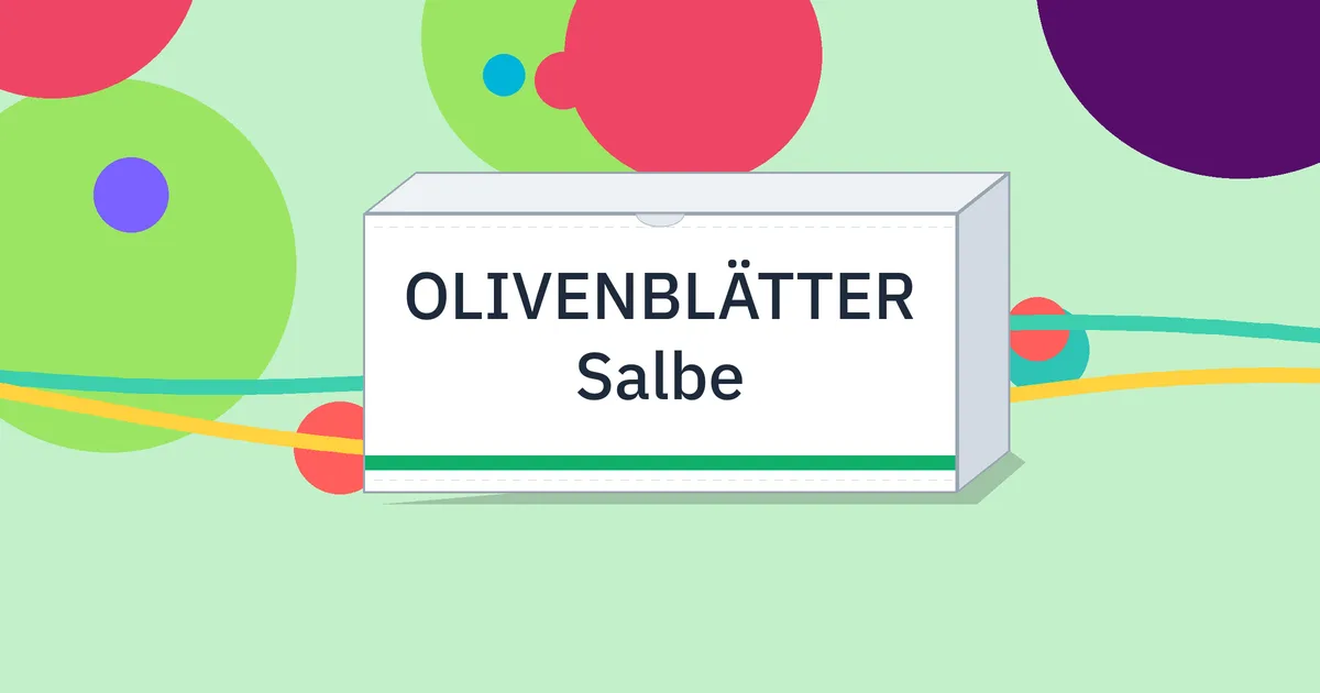Symbolbild: Packung mit der Aufschrift OLIVENBLÄTTER Salbe (PZN 18259454) – Verfügbarkeit und Bezug in Apotheken in Frankfurt am Main