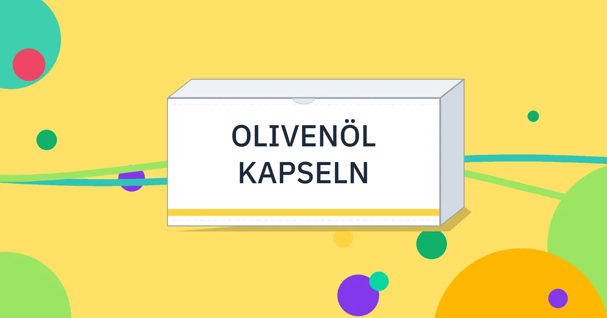 Symbolbild: Packung mit der Aufschrift OLIVENÖL KAPSELN (PZN 02847060) – Verfügbarkeit und Bezug in Apotheken in Frankfurt am Main