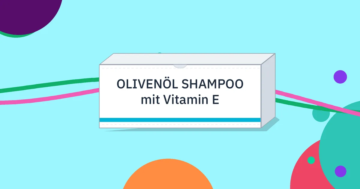 Symbolbild: Packung mit der Aufschrift OLIVENÖL SHAMPOO mit Vitamin E (PZN 11026988) – Verfügbarkeit und Bezug in Apotheken in Frankfurt am Main