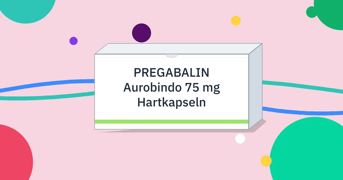 Symbolbild: Packung mit der Aufschrift PREGABALIN Aurobindo 75 mg Hartkapseln (PZN 11334537) – Verfügbarkeit und Bezug in Apotheken in Frankfurt am Main