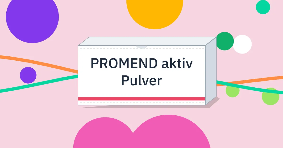 Symbolbild: Packung mit der Aufschrift PROMEND aktiv Pulver (PZN 15197385) – Verfügbarkeit und Bezug in Apotheken in Frankfurt am Main