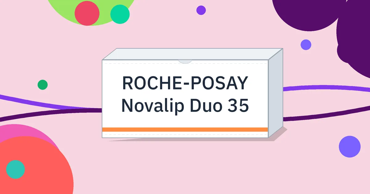 Symbolbild: Packung mit der Aufschrift ROCHE-POSAY Novalip Duo 35 (PZN 09394101) – Verfügbarkeit und Bezug in Apotheken in Frankfurt am Main
