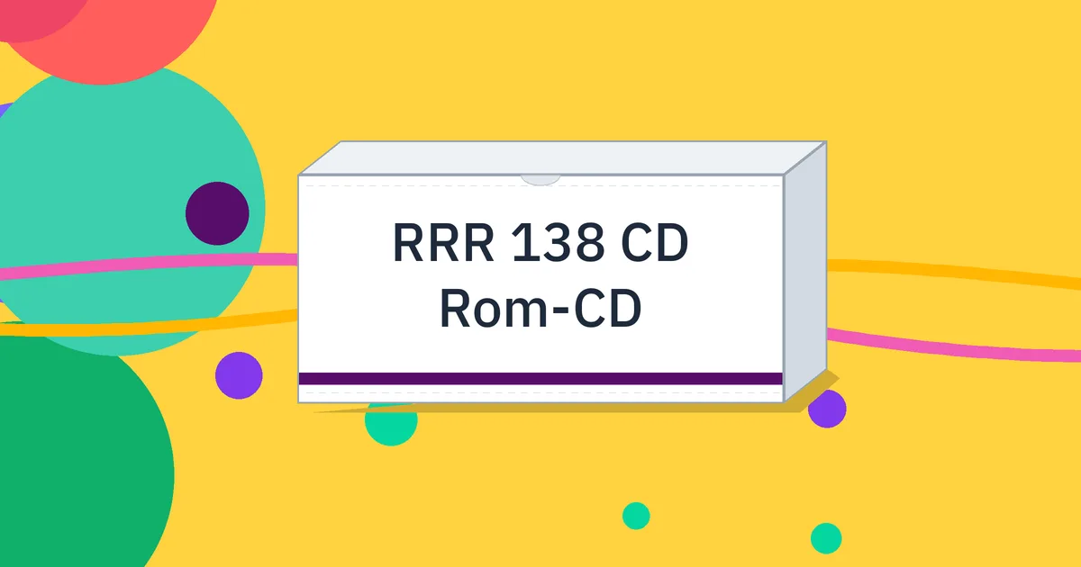 Symbolbild: Packung mit der Aufschrift RRR 138 CD Rom-CD (PZN 05975769) – Verfügbarkeit und Bezug in Apotheken in Frankfurt am Main