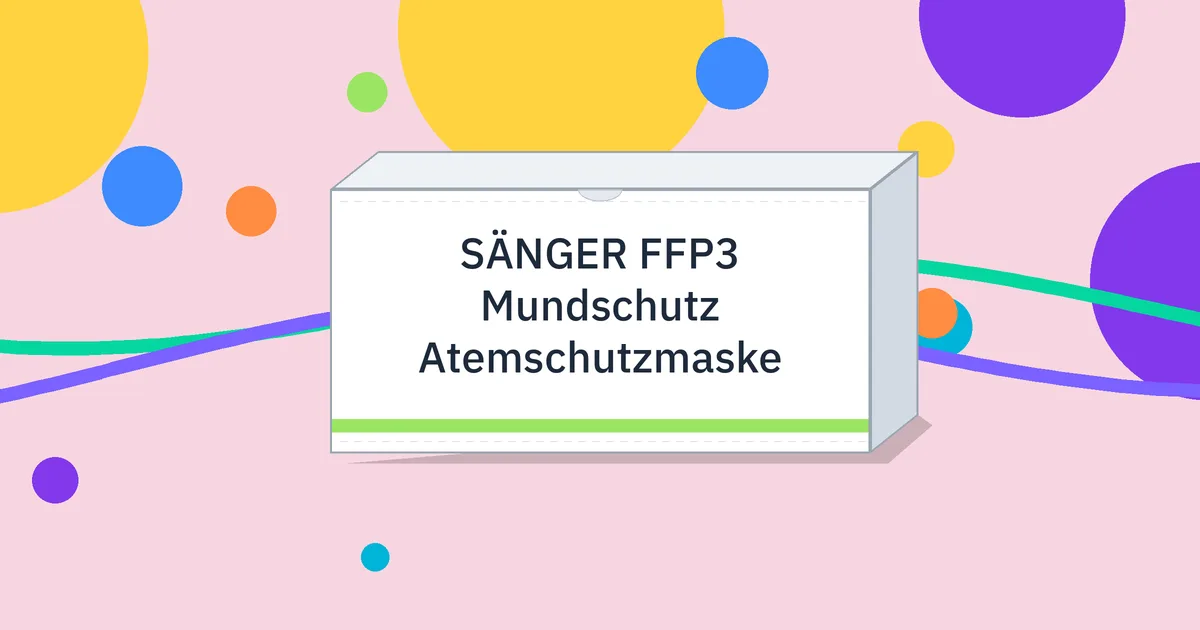 Symbolbild: Packung mit der Aufschrift SÄNGER FFP3 Mundschutz Atemschutzmaske (PZN 00322614) – Verfügbarkeit und Bezug in Apotheken in Frankfurt am Main