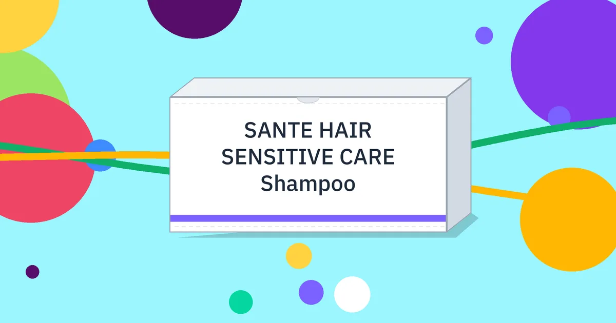 Symbolbild: Packung mit der Aufschrift SANTE HAIR SENSITIVE CARE Shampoo (PZN 19419925) – Verfügbarkeit und Bezug in Apotheken in Frankfurt am Main