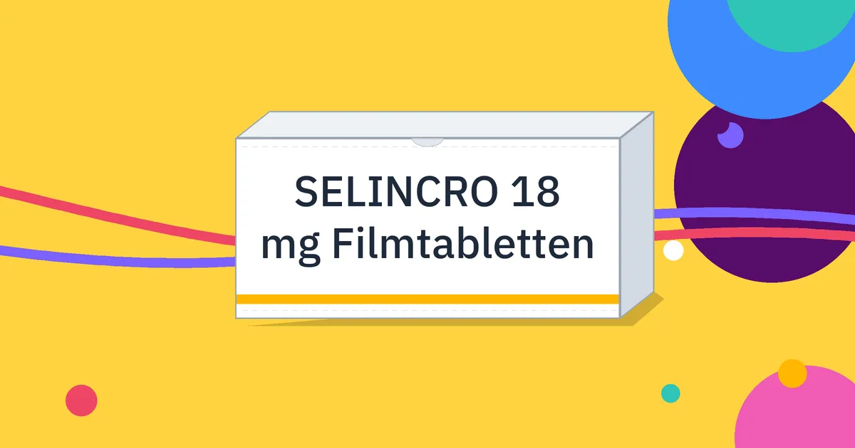 Symbolbild: Packung mit der Aufschrift SELINCRO 18 mg Filmtabletten (PZN 11113090) – Verfügbarkeit und Bezug in Apotheken in Frankfurt am Main