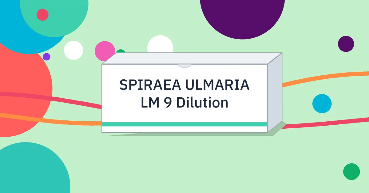 Symbolbild: Packung mit der Aufschrift SPIRAEA ULMARIA LM 9 Dilution (PZN 13196022) – Verfügbarkeit und Bezug in Apotheken in Frankfurt am Main