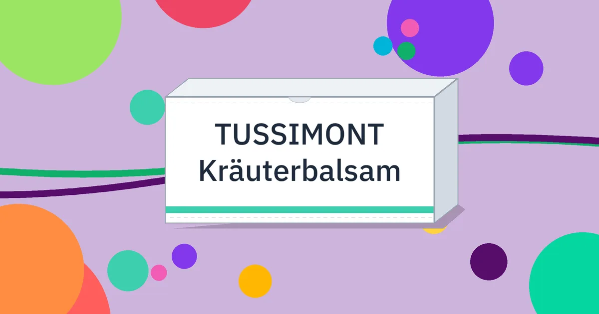Symbolbild: Packung mit der Aufschrift TUSSIMONT Kräuterbalsam (PZN 04712341) – Verfügbarkeit und Bezug in Apotheken in Frankfurt am Main