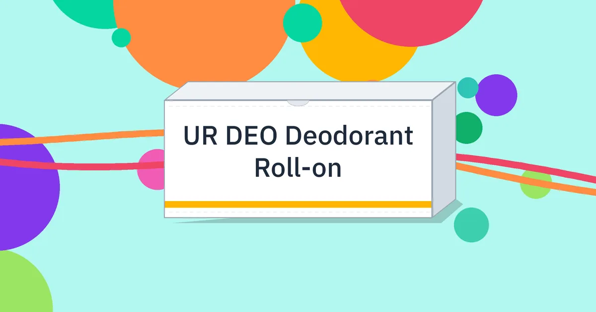 Symbolbild: Packung mit der Aufschrift UR DEO Deodorant Roll-on (PZN 01064309) – Verfügbarkeit und Bezug in Apotheken in Frankfurt am Main