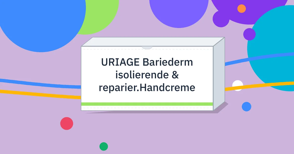Symbolbild: Packung mit der Aufschrift URIAGE Bariederm isolierende & reparier.Handcreme (PZN 17181388) – Verfügbarkeit und Bezug in Apotheken in Frankfurt am Main