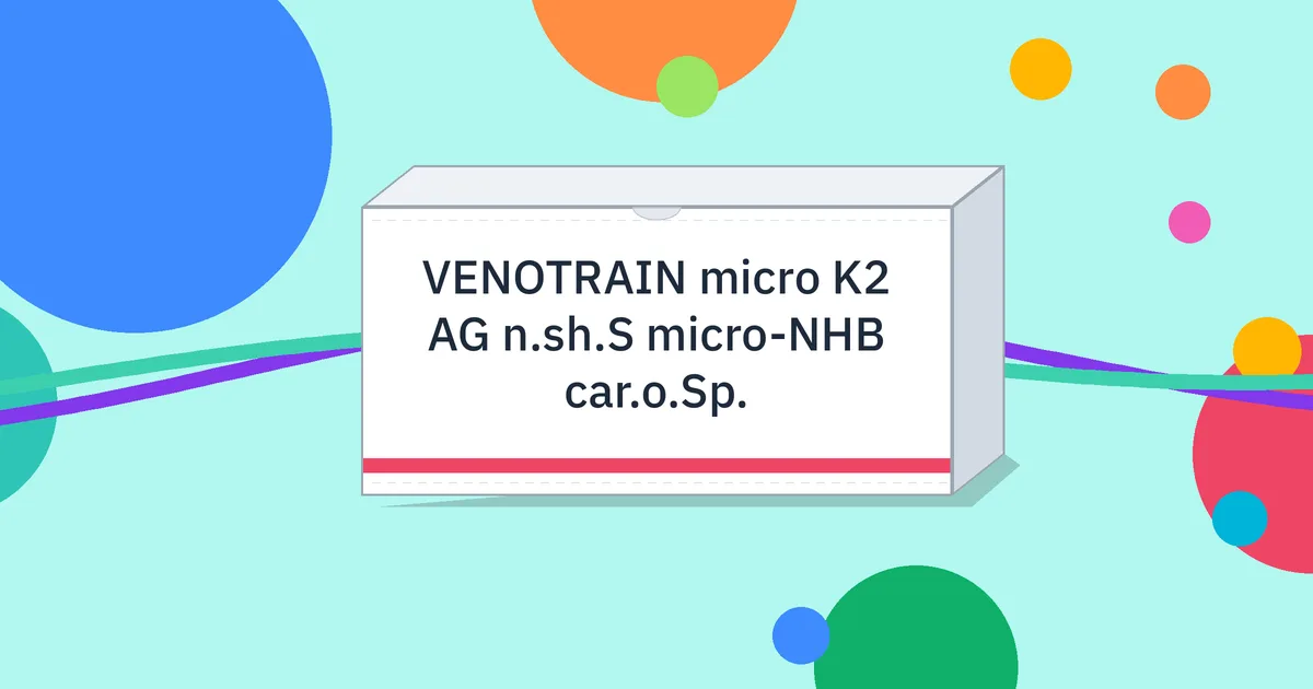 Symbolbild: Packung mit der Aufschrift VENOTRAIN micro K2 AG n.sh.S micro-NHB car.o.Sp. (PZN 16065467) – Verfügbarkeit und Bezug in Apotheken in Frankfurt am Main