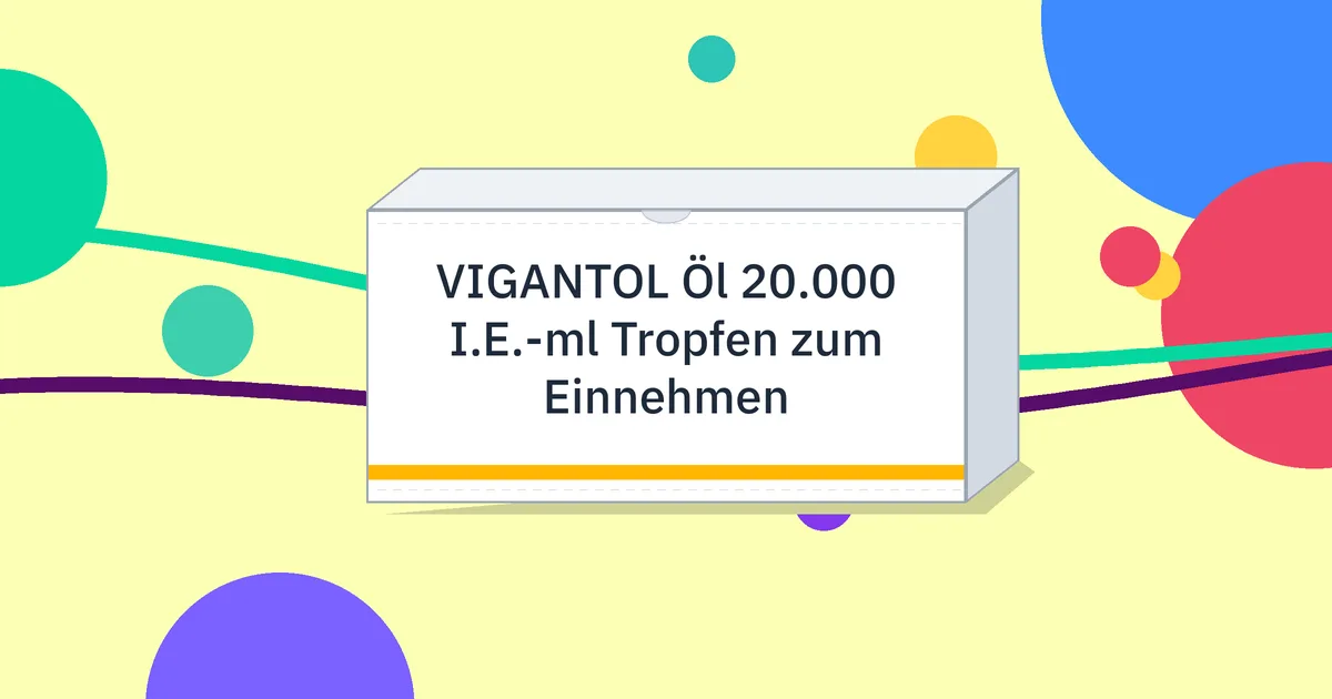 Symbolbild: Packung mit der Aufschrift VIGANTOL Öl 20.000 I.E.-ml Tropfen zum Einnehmen (PZN 07516824) – Verfügbarkeit und Bezug in Apotheken in Frankfurt am Main