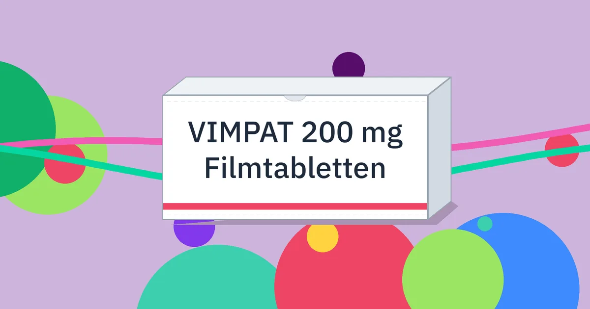 Symbolbild: Packung mit der Aufschrift VIMPAT 200 mg Filmtabletten (PZN 16229957) – Verfügbarkeit und Bezug in Apotheken in Frankfurt am Main