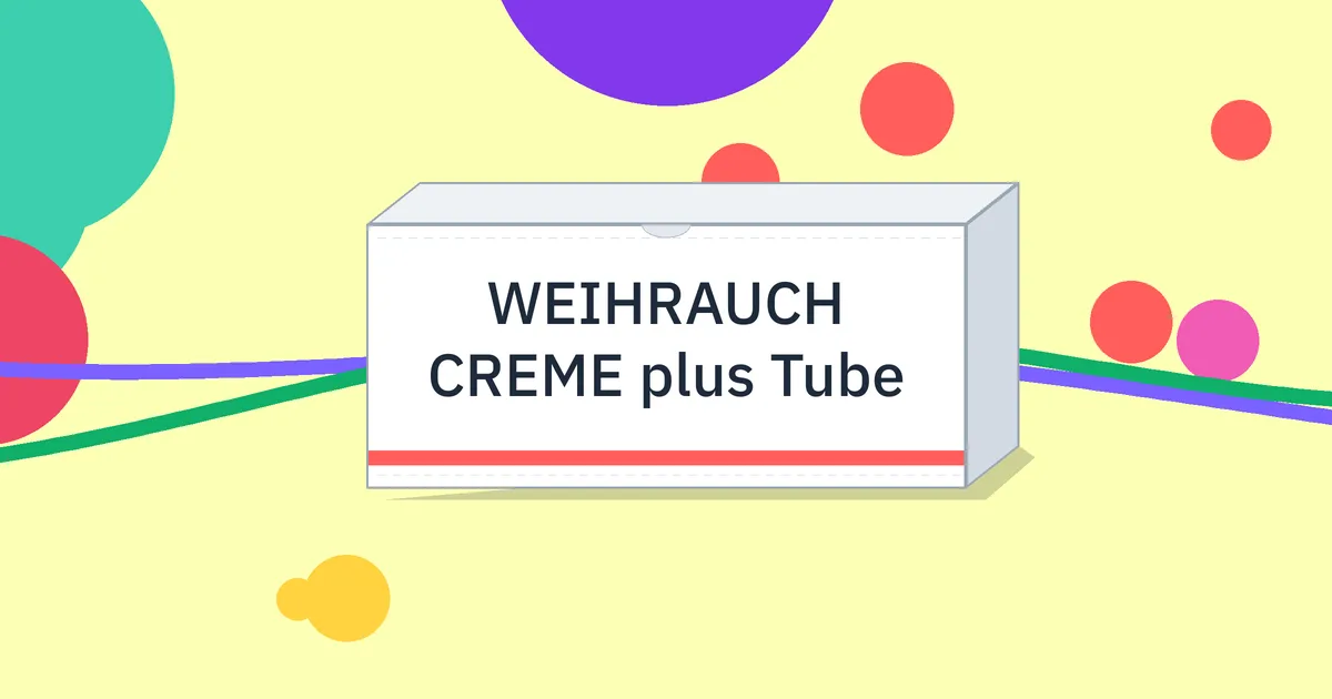 Symbolbild: Packung mit der Aufschrift WEIHRAUCH CREME plus Tube (PZN 16943666) – Verfügbarkeit und Bezug in Apotheken in Frankfurt am Main