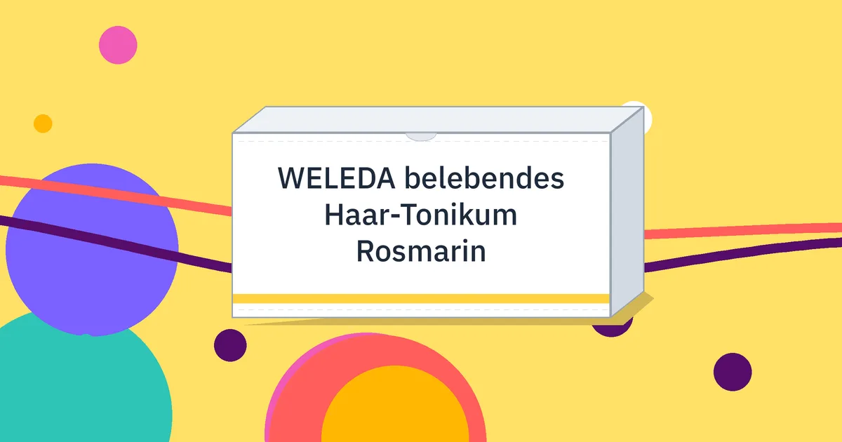 Symbolbild: Packung mit der Aufschrift WELEDA belebendes Haar-Tonikum Rosmarin (PZN 20342151) – Verfügbarkeit und Bezug in Apotheken in Frankfurt am Main
