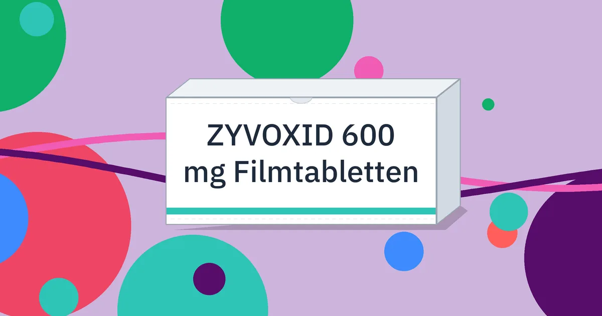 Symbolbild: Packung mit der Aufschrift ZYVOXID 600 mg Filmtabletten (PZN 01640374) – Verfügbarkeit und Bezug in Apotheken in Frankfurt am Main