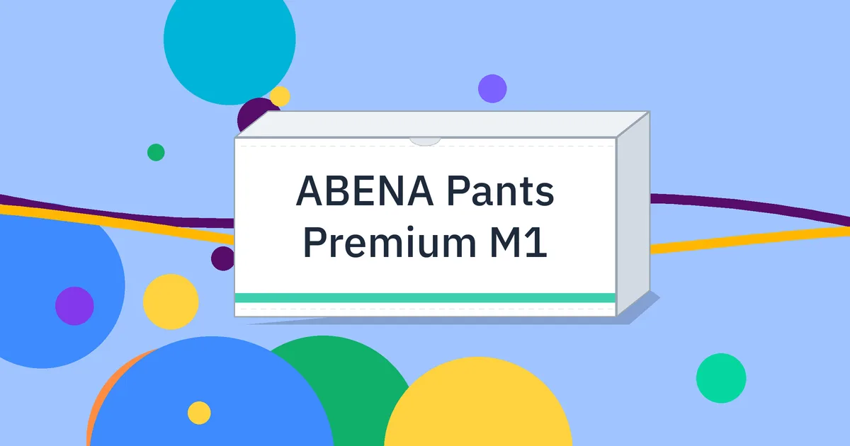 Symbolbild: Packung mit der Aufschrift ABENA Pants Premium M1 (PZN 17457034) – Verfügbarkeit und Bezug in Apotheken in Frankfurt am Main