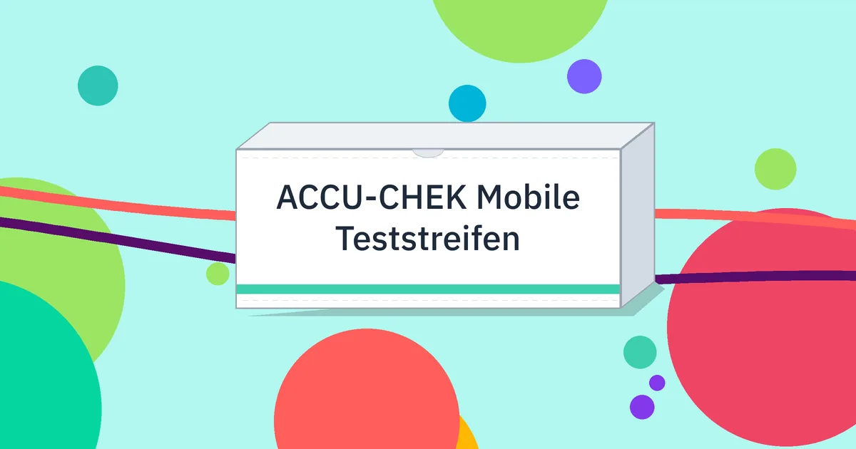 Symbolbild: Packung mit der Aufschrift ACCU-CHEK Mobile Teststreifen (PZN 14052236) – Verfügbarkeit und Bezug in Apotheken in Frankfurt am Main