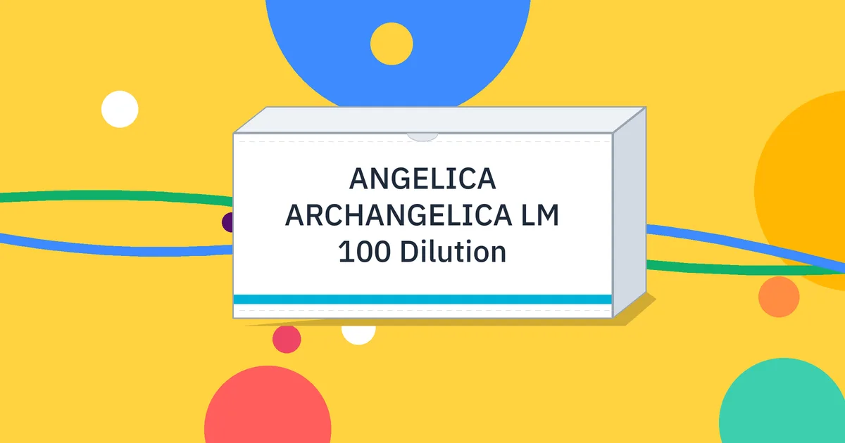 Symbolbild: Packung mit der Aufschrift ANGELICA ARCHANGELICA LM 100 Dilution (PZN 13368285) – Verfügbarkeit und Bezug in Apotheken in Frankfurt am Main