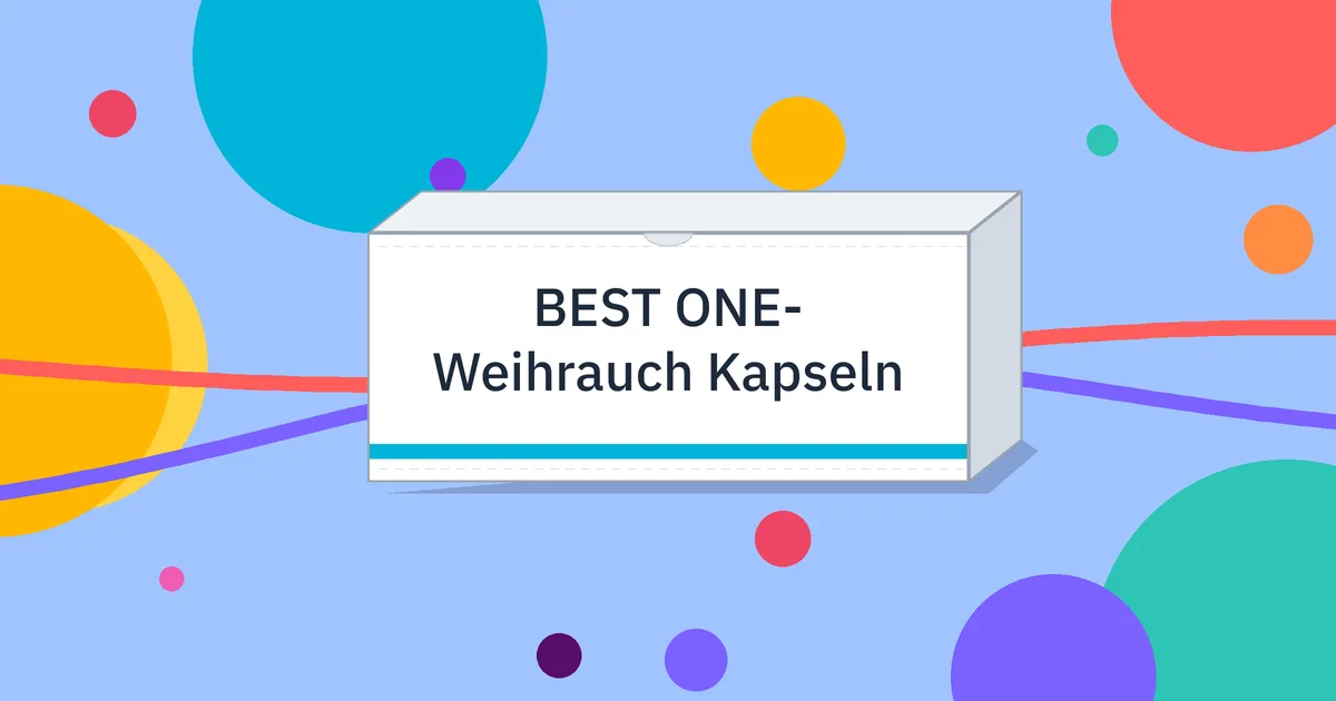 Symbolbild: Packung mit der Aufschrift BEST ONE-Weihrauch Kapseln (PZN 19264517) – Verfügbarkeit und Bezug in Apotheken in Frankfurt am Main