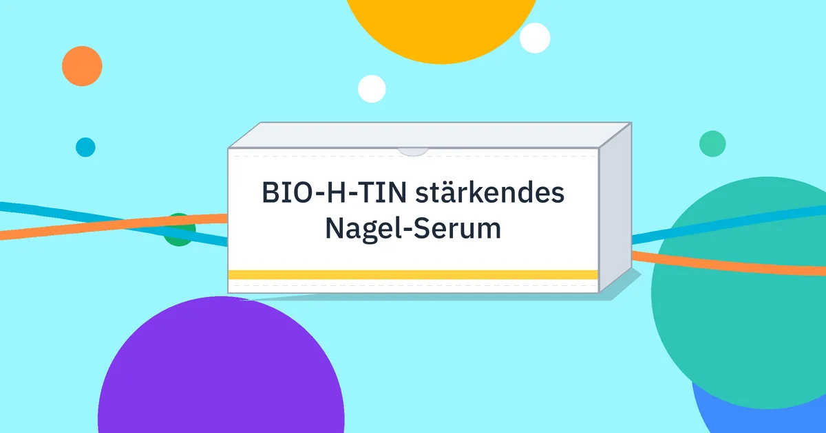 Symbolbild: Packung mit der Aufschrift BIO-H-TIN stärkendes Nagel-Serum (PZN 18335250) – Verfügbarkeit und Bezug in Apotheken in Frankfurt am Main