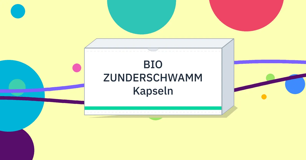 Symbolbild: Packung mit der Aufschrift BIO ZUNDERSCHWAMM Kapseln (PZN 10790227) – Verfügbarkeit und Bezug in Apotheken in Frankfurt am Main
