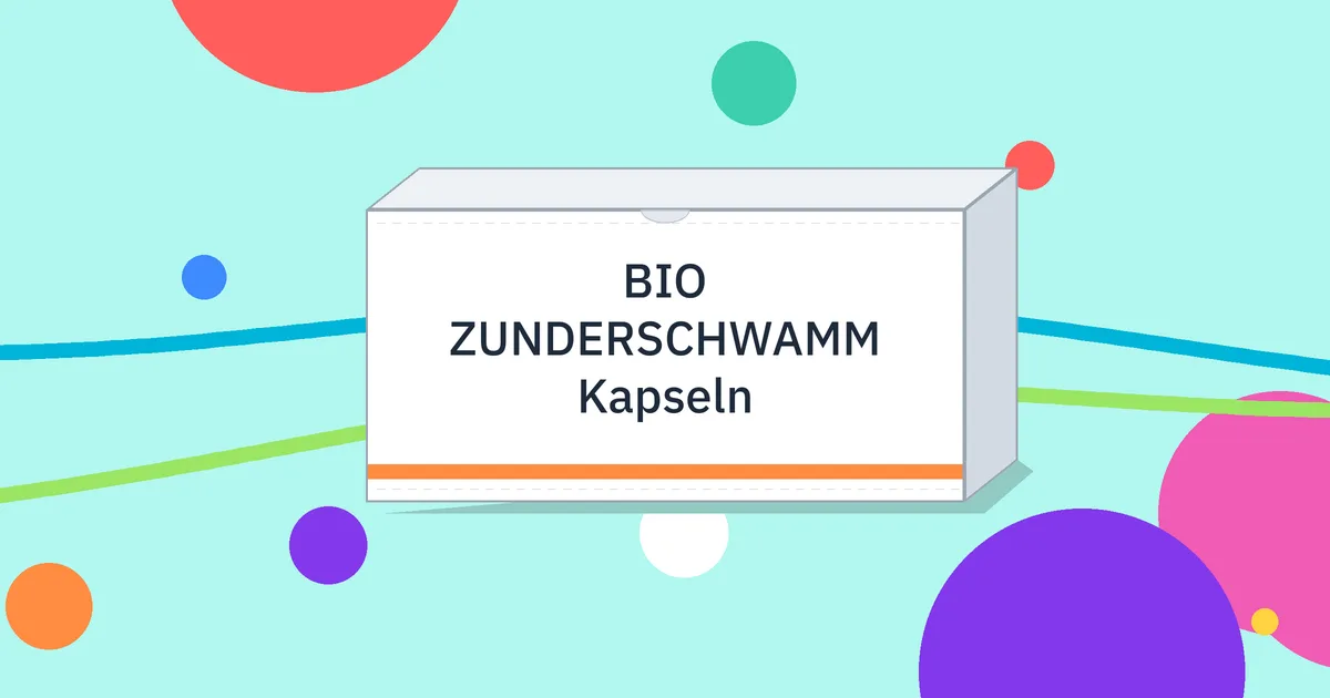 Symbolbild: Packung mit der Aufschrift BIO ZUNDERSCHWAMM Kapseln (PZN 11552091) – Verfügbarkeit und Bezug in Apotheken in Frankfurt am Main
