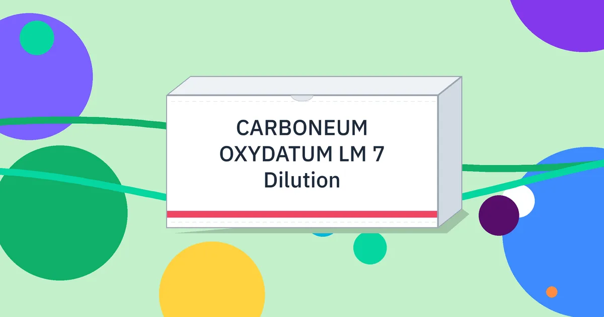 Symbolbild: Packung mit der Aufschrift CARBONEUM OXYDATUM LM 7 Dilution (PZN 13428596) – Verfügbarkeit und Bezug in Apotheken in Frankfurt am Main