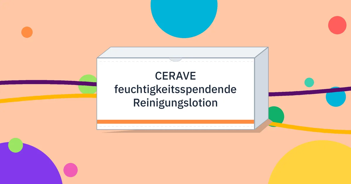 Symbolbild: Packung mit der Aufschrift CERAVE feuchtigkeitsspendende Reinigungslotion (PZN 14017493) – Verfügbarkeit und Bezug in Apotheken in Frankfurt am Main
