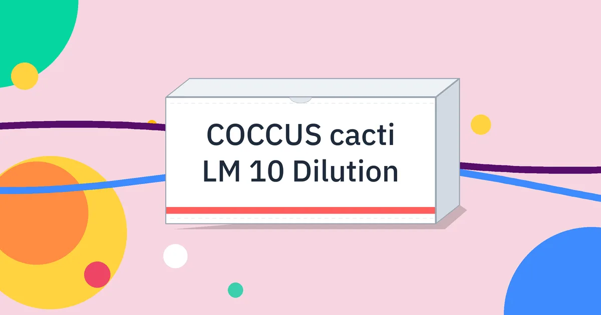 Symbolbild: Packung mit der Aufschrift COCCUS cacti LM 10 Dilution (PZN 12829028) – Verfügbarkeit und Bezug in Apotheken in Frankfurt am Main
