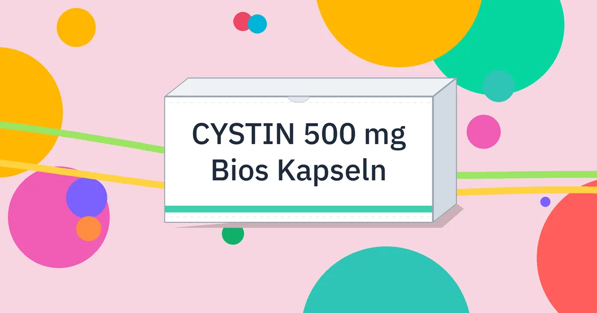 Symbolbild: Packung mit der Aufschrift CYSTIN 500 mg Bios Kapseln (PZN 10523331) – Verfügbarkeit und Bezug in Apotheken in Frankfurt am Main