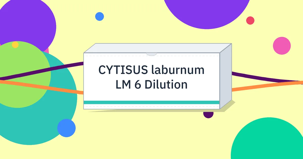 Symbolbild: Packung mit der Aufschrift CYTISUS laburnum LM 6 Dilution (PZN 13460430) – Verfügbarkeit und Bezug in Apotheken in Frankfurt am Main
