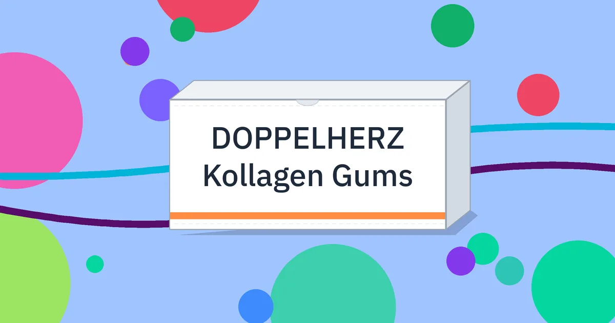 Symbolbild: Packung mit der Aufschrift DOPPELHERZ Kollagen Gums (PZN 19946151) – Verfügbarkeit und Bezug in Apotheken in Frankfurt am Main