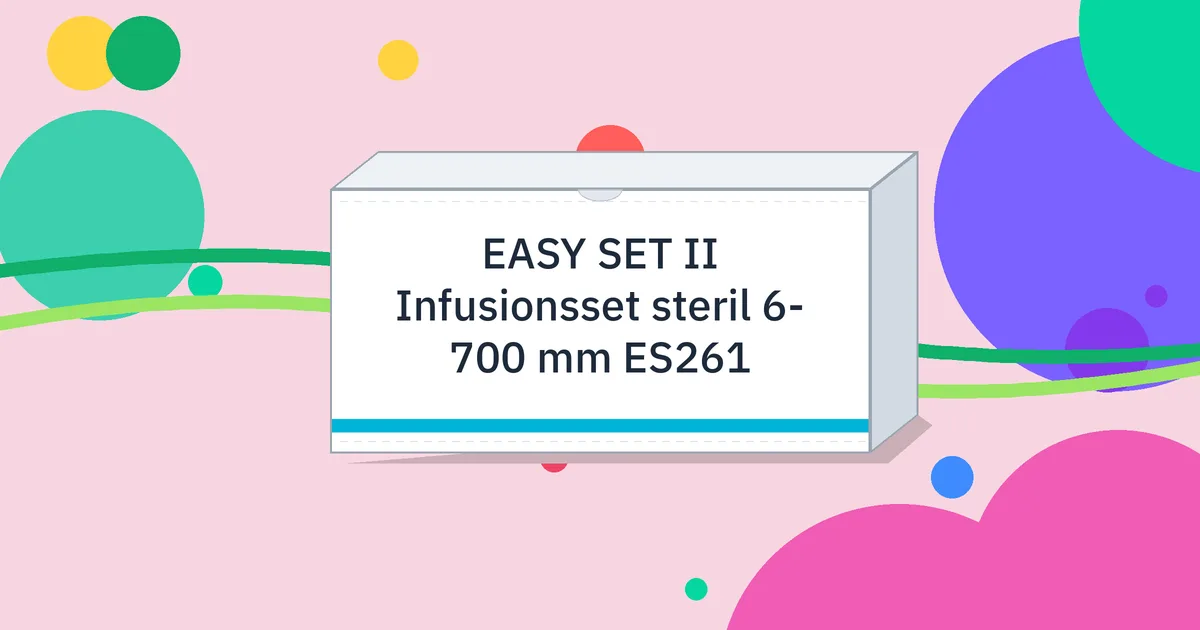 Symbolbild: Packung mit der Aufschrift EASY SET II Infusionsset steril 6-700 mm ES261 (PZN 17149539) – Verfügbarkeit und Bezug in Apotheken in Frankfurt am Main
