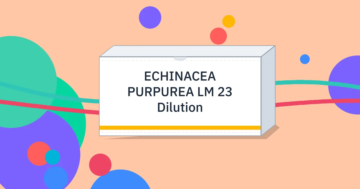 Symbolbild: Packung mit der Aufschrift ECHINACEA PURPUREA LM 23 Dilution (PZN 13468549) – Verfügbarkeit und Bezug in Apotheken in Frankfurt am Main