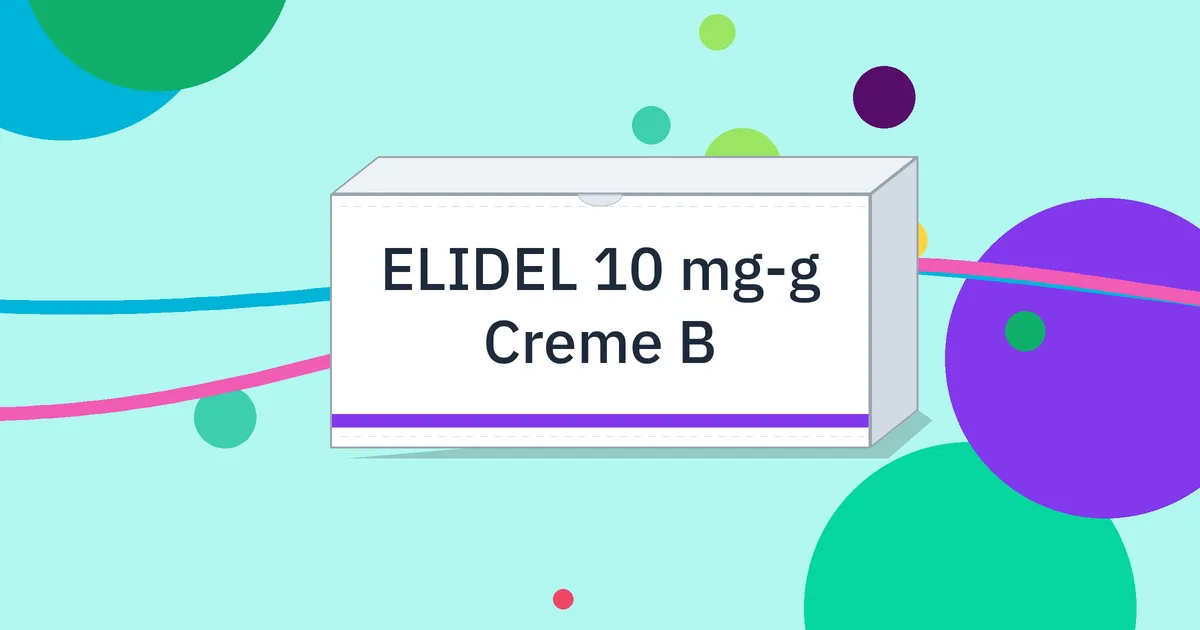 Symbolbild: Packung mit der Aufschrift ELIDEL 10 mg-g Creme B (PZN 11587008) – Verfügbarkeit und Bezug in Apotheken in Frankfurt am Main