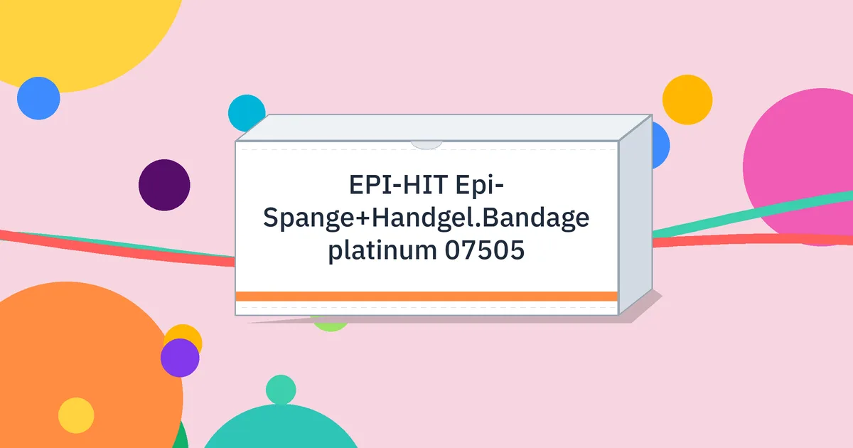 Symbolbild: Packung mit der Aufschrift EPI-HIT Epi-Spange+Handgel.Bandage platinum 07505 (PZN 09929134) – Verfügbarkeit und Bezug in Apotheken in Frankfurt am Main
