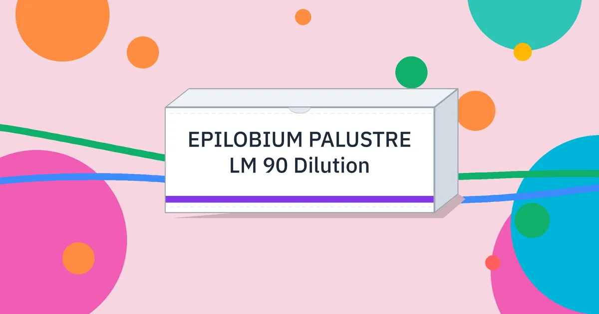 Symbolbild: Packung mit der Aufschrift EPILOBIUM PALUSTRE LM 90 Dilution (PZN 13472373) – Verfügbarkeit und Bezug in Apotheken in Frankfurt am Main