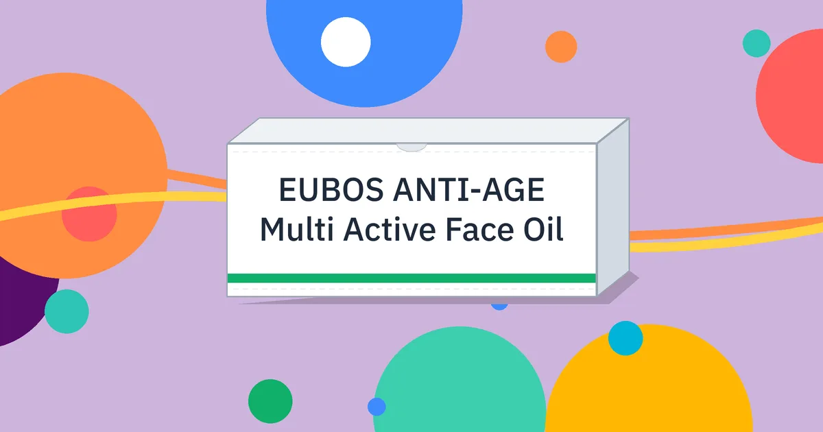 Symbolbild: Packung mit der Aufschrift EUBOS ANTI-AGE Multi Active Face Oil (PZN 14291053) – Verfügbarkeit und Bezug in Apotheken in Frankfurt am Main