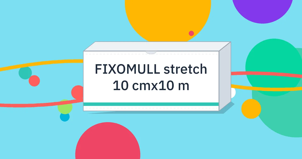 Symbolbild: Packung mit der Aufschrift FIXOMULL stretch 10 cmx10 m (PZN 18446676) – Verfügbarkeit und Bezug in Apotheken in Frankfurt am Main