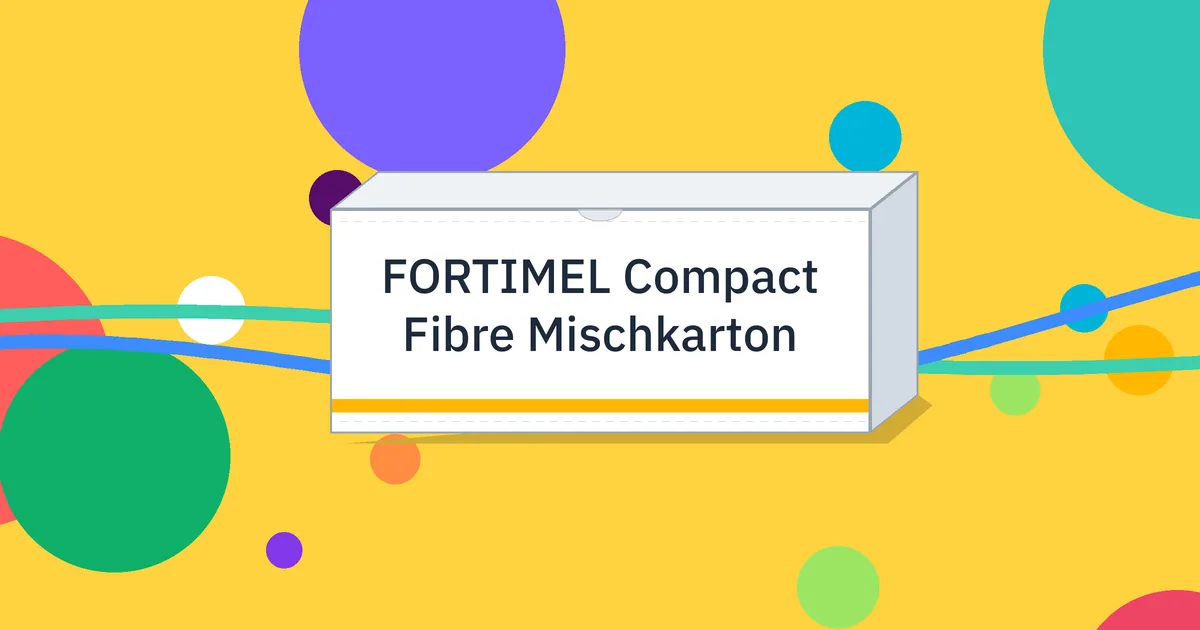 Symbolbild: Packung mit der Aufschrift FORTIMEL Compact Fibre Mischkarton (PZN 19963793) – Verfügbarkeit und Bezug in Apotheken in Frankfurt am Main