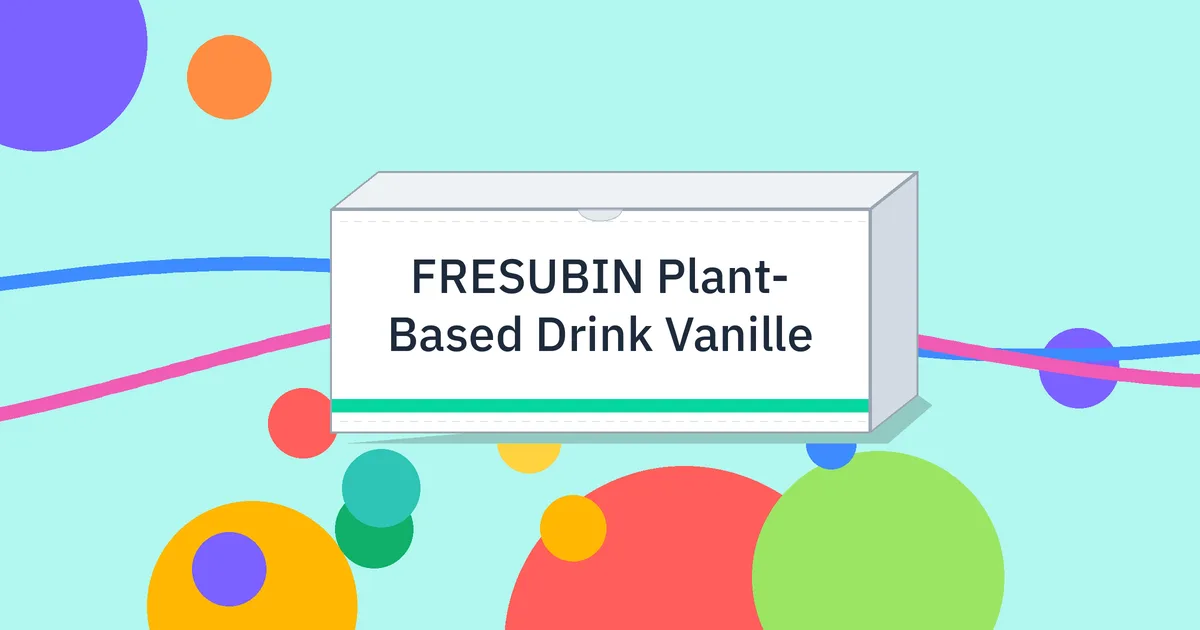 Symbolbild: Packung mit der Aufschrift FRESUBIN Plant-Based Drink Vanille (PZN 19442350) – Verfügbarkeit und Bezug in Apotheken in Frankfurt am Main