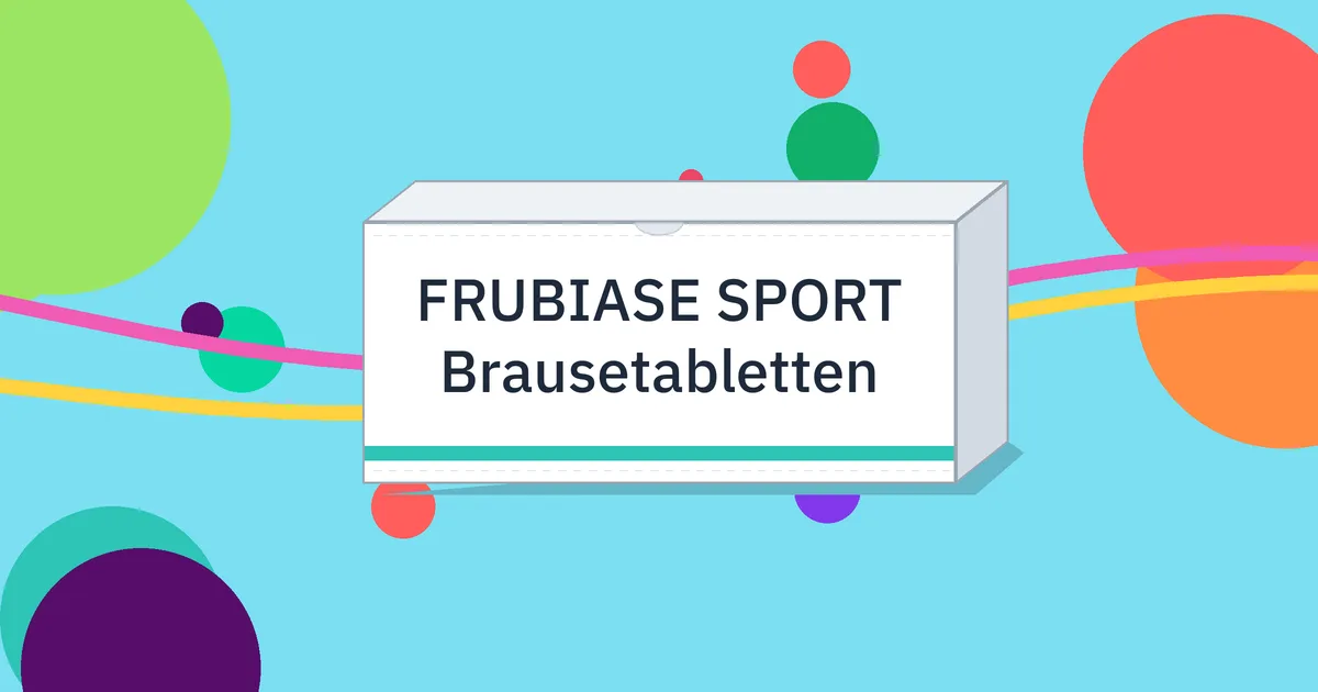Symbolbild: Packung mit der Aufschrift FRUBIASE SPORT Brausetabletten (PZN 00737396) – Verfügbarkeit und Bezug in Apotheken in Frankfurt am Main