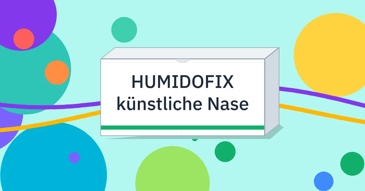 Symbolbild: Packung mit der Aufschrift HUMIDOFIX künstliche Nase (PZN 07072899) – Verfügbarkeit und Bezug in Apotheken in Frankfurt am Main
