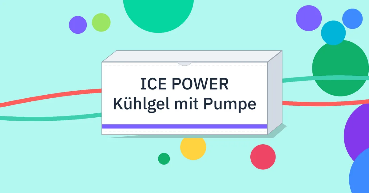 Symbolbild: Packung mit der Aufschrift ICE POWER Kühlgel mit Pumpe (PZN 00256952) – Verfügbarkeit und Bezug in Apotheken in Frankfurt am Main
